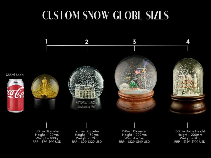 Custom Snow Globes Wholesale, Premium Quality VIP & Swag Gifts