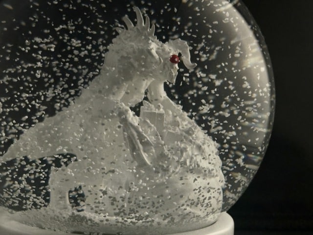 Kilter Films Fallout Death Claw Custom Snow Globes - Queen of Snow Globes